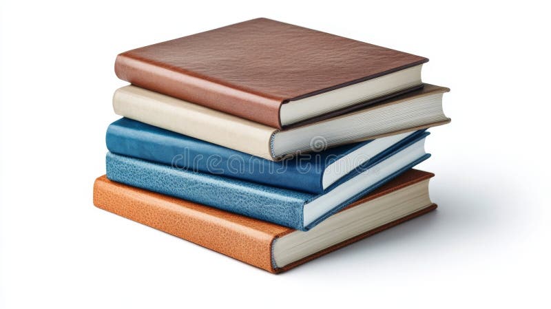 A Neat Stack of Books Showcases Creativity and Knowledge. Each Book Has ...