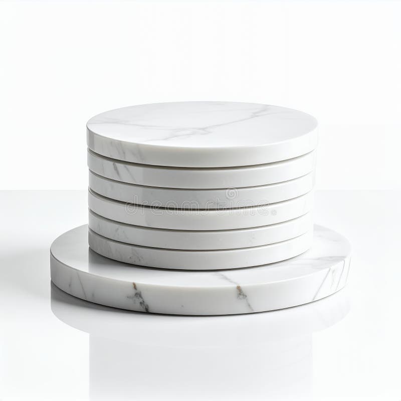Elegant Stacked Circular Stone Platforms Stock Illustrations – 11 ...