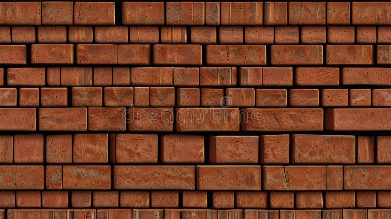 Neatly Arranged Pile of Bricks Placed in a Perfect Manner Stock Photo ...