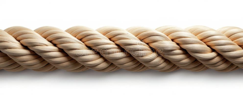 Neatly Coiled Rope, Intricate Pattern, White Backdrop, Art, Rope Stock ...
