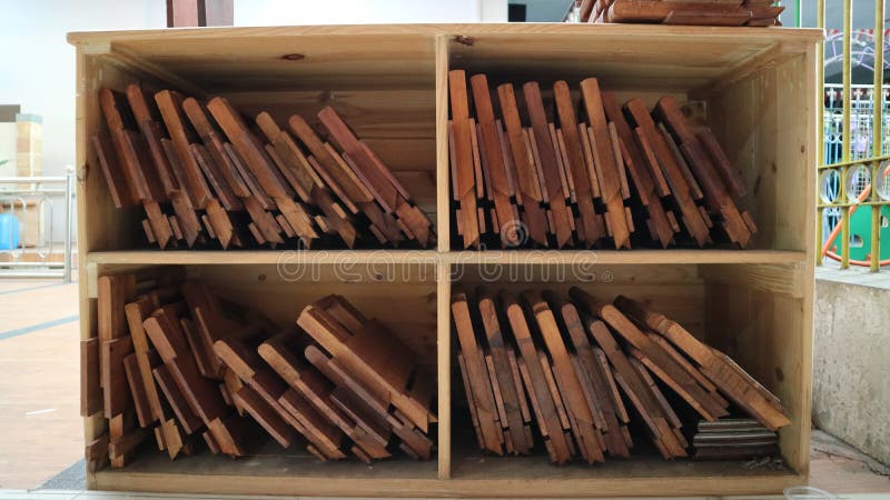 Neatly Folded Wood in a Box #10 Stock Photo - Image of natural ...