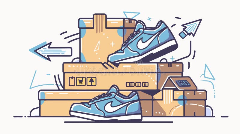 Pile Shoe Boxes Stock Illustrations – 34 Pile Shoe Boxes Stock ...