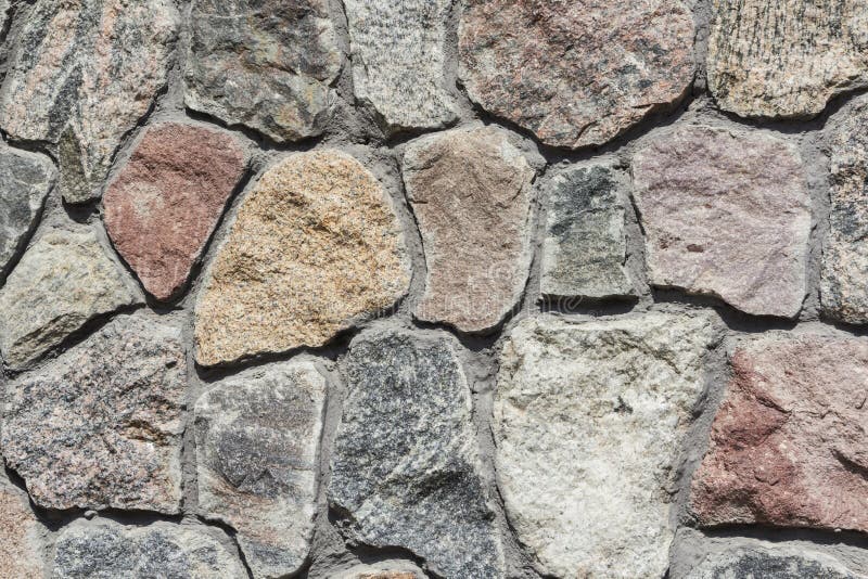 Neatly Stacked Rough Cut Stone Wall Texture Background. Stock Photo ...