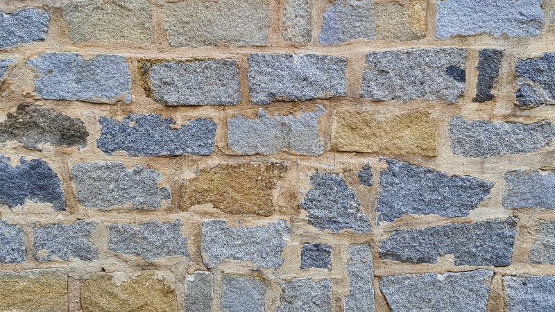 Neatly Stacked Rough Cut Stone Wall Texture Background Stock Photo ...