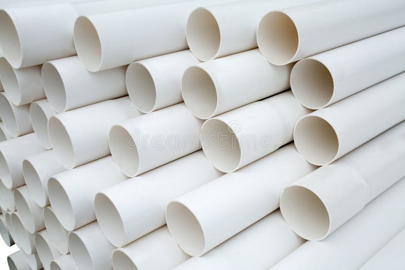 White Power Pvc Pipes Ready Action Durable Stock Photos - Free ...