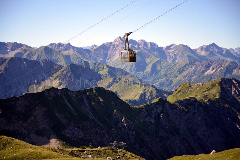 Nebelhorn editorial stock image. Image of transport, technical - 26348444