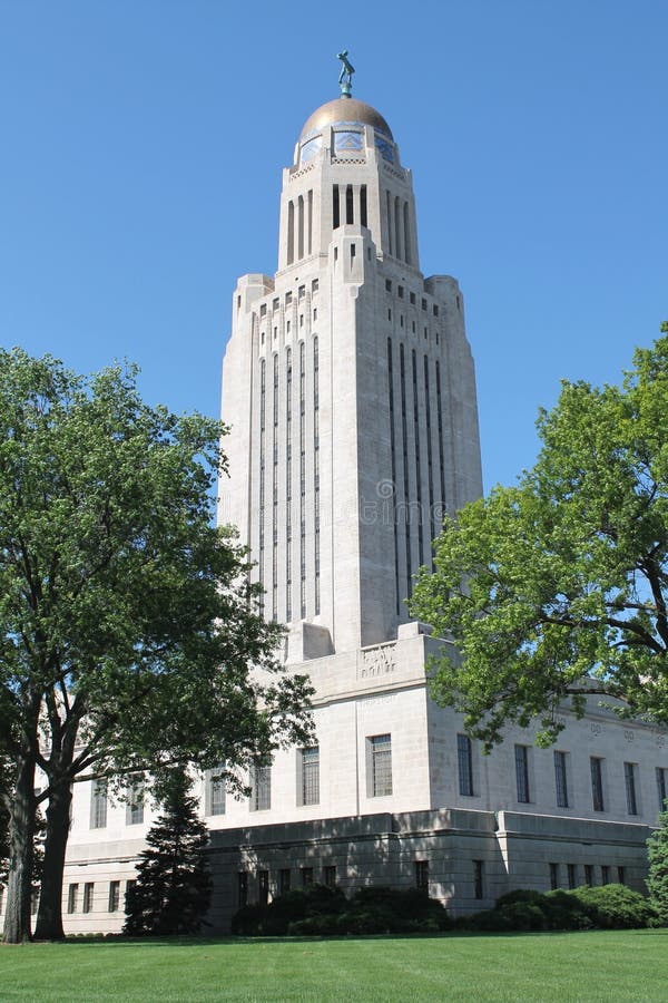 Nebraska State Capital stock image. Image of tower, capitol - 24828695