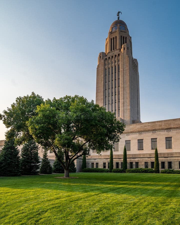 Nebraska State Capitol stock image. Image of house, state - 256170279