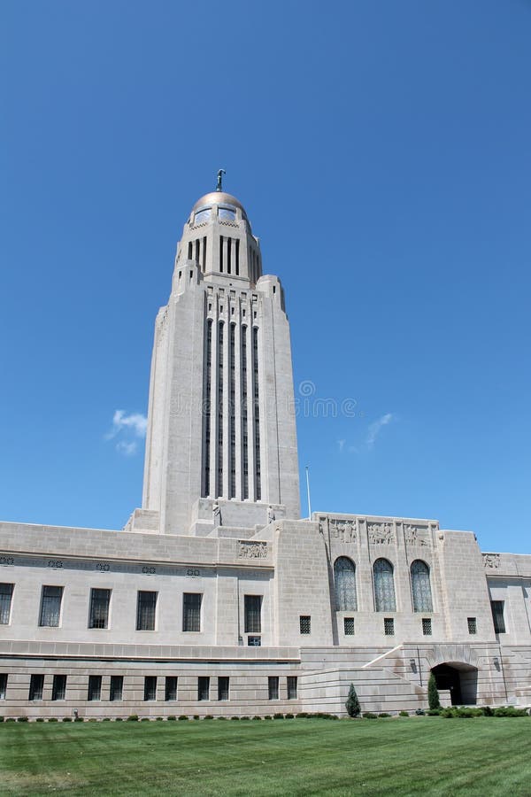Nebraska State Capitol Building Interior Details Stock Photo - Image of ...