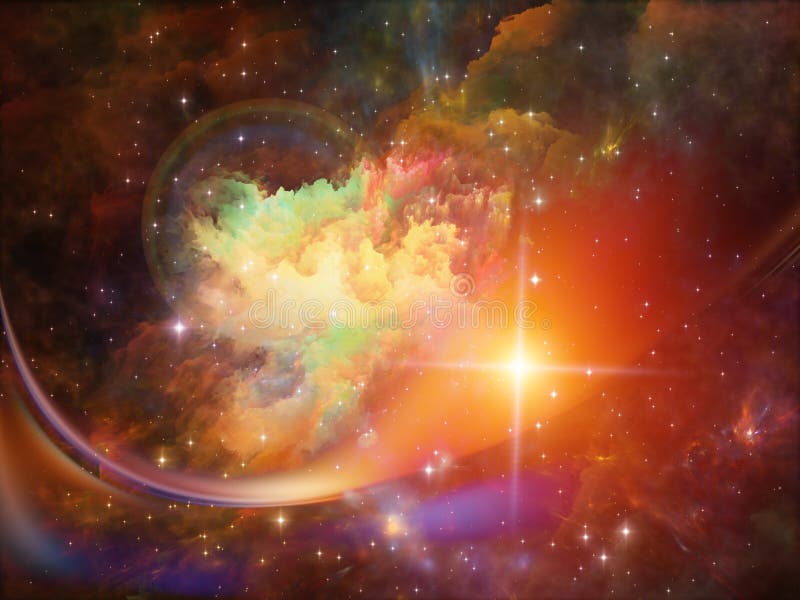 Nebula Backdrop stock illustration. Illustration of mist - 43125492