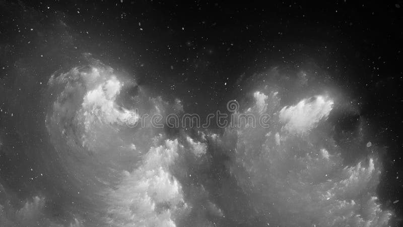 Nebula Black and White Background or Effect Stock Illustration ...