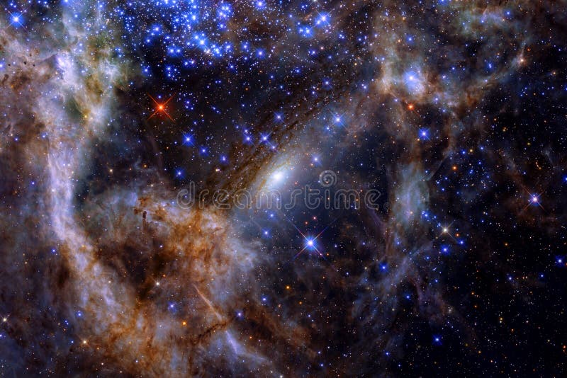 Nebula, Cluster of Stars in Deep Space. Elements of this Image ...