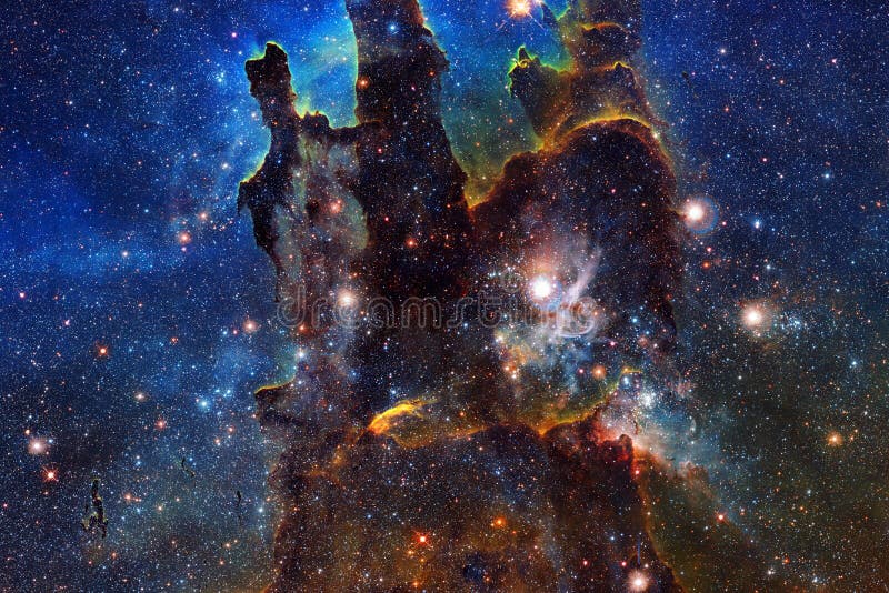 Nebula, Cluster of Stars in Deep Space. Elements of this Image ...