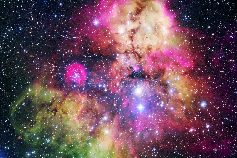 Nebula, Cluster of Stars in Deep Space. Elements of this Image ...