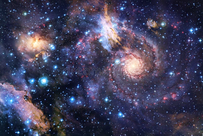 Nebula, Cluster of Stars in Deep Space. Elements of this Image ...