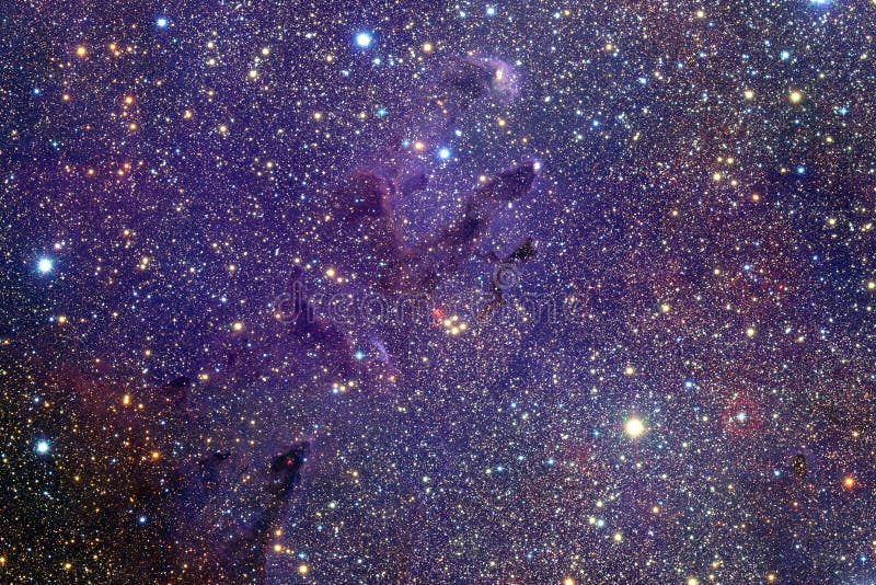 Nebula, Cluster of Stars in Deep Space. Elements of this Image ...