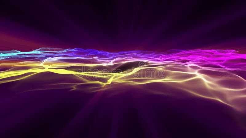 Nebula Color Wave Light Shine Stock Video - Video of lights, energy ...