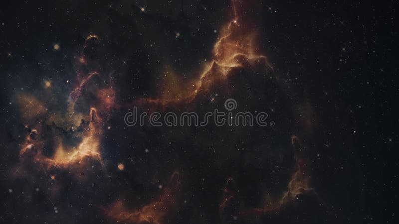 Nebula, Cosmic Space and Stars, Cosmic Abstract Background. Stock ...