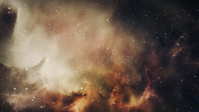 Nebula, Cosmic Space and Stars, Cosmic Abstract Background. Stock ...