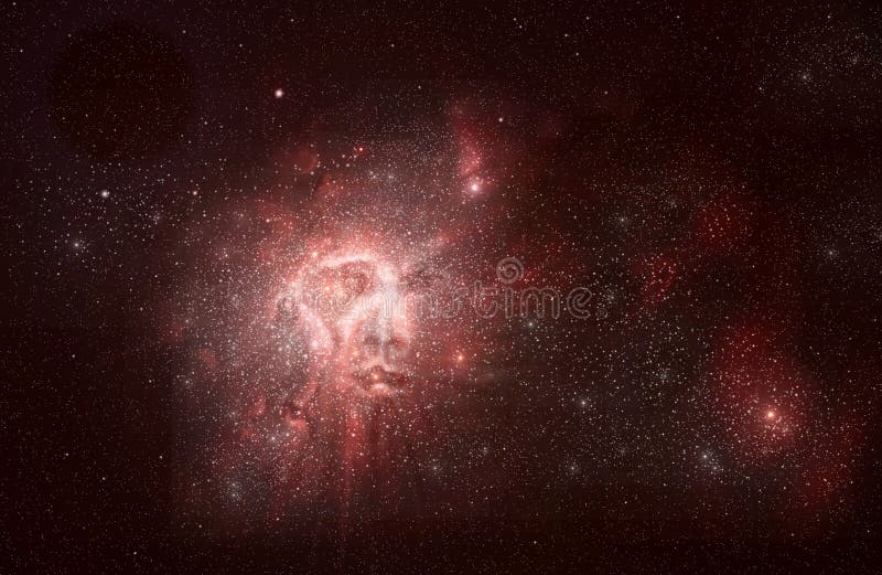 Nebula face stock illustration. Illustration of glitter - 8109141