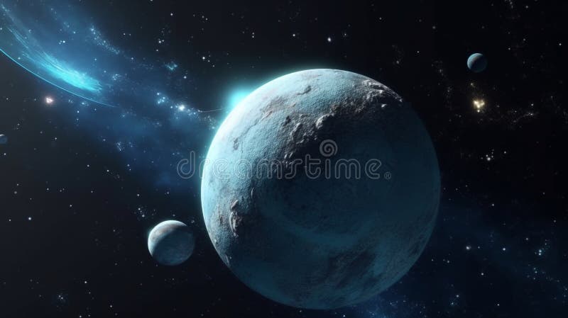 Nebula and Galaxies in Deep Space. Beauty of Endless Cosmos. Science ...