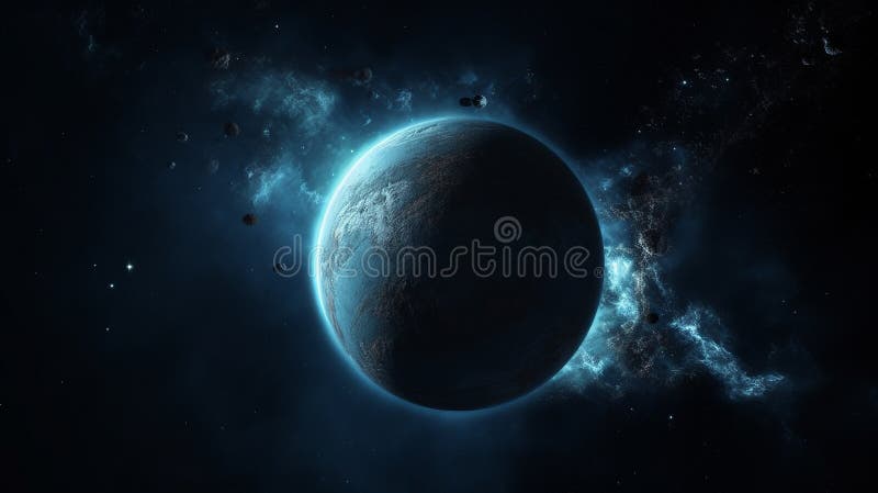 Nebula and Galaxies in Deep Space. Beauty of Endless Cosmos. Science ...