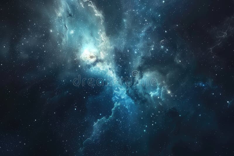 Nebula, Galaxies and Stars. Deep Space Universe Stock Photo - Image of ...
