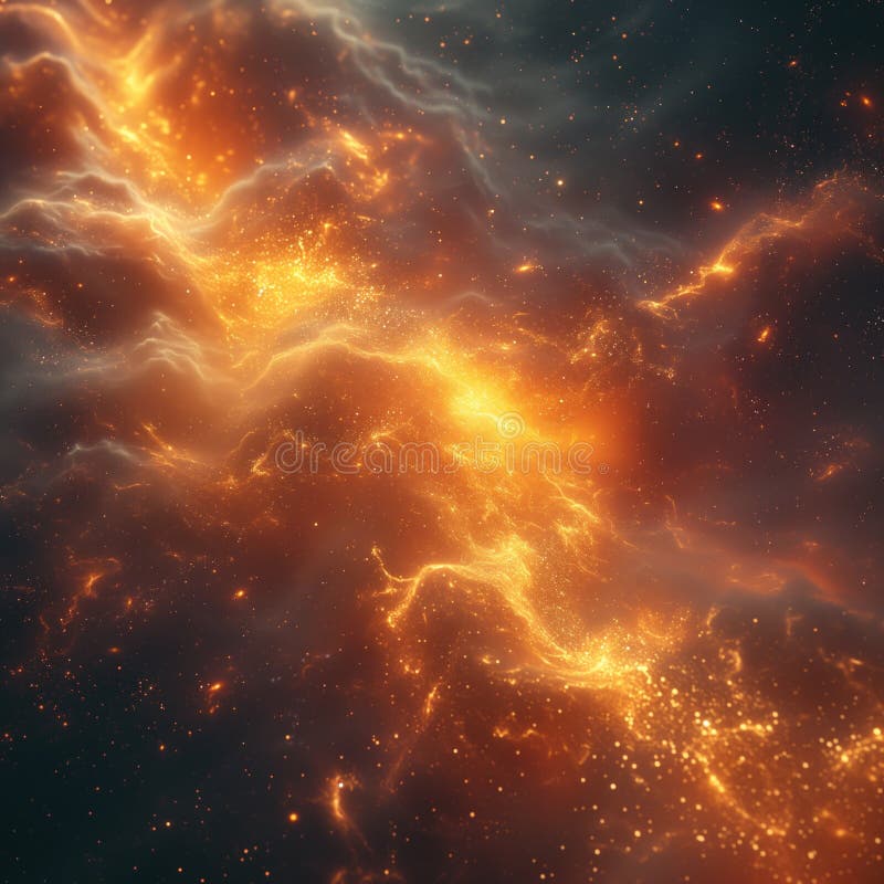 Nebula gas in space stock illustration. Illustration of astronomy ...