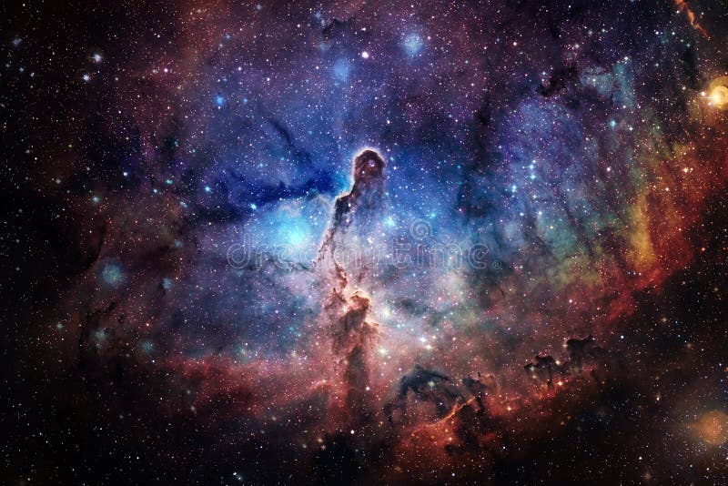 Nebula an Interstellar Cloud of Star Dust. Outer Space Image Stock ...