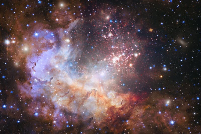 Nebula an Interstellar Cloud of Star Dust. Outer Space Image Stock ...