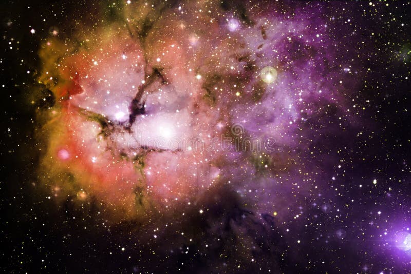 Nebula an Interstellar Cloud of Star Dust. Outer Space Image Stock ...