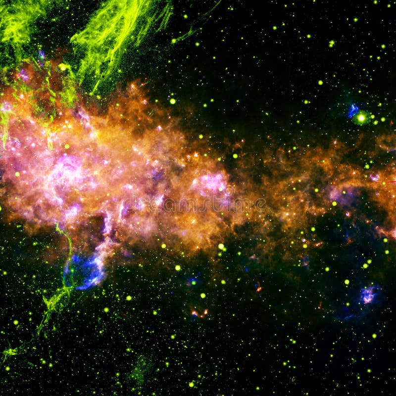 Nebula an Interstellar Cloud of Stars Dust Stock Photo - Image of ...