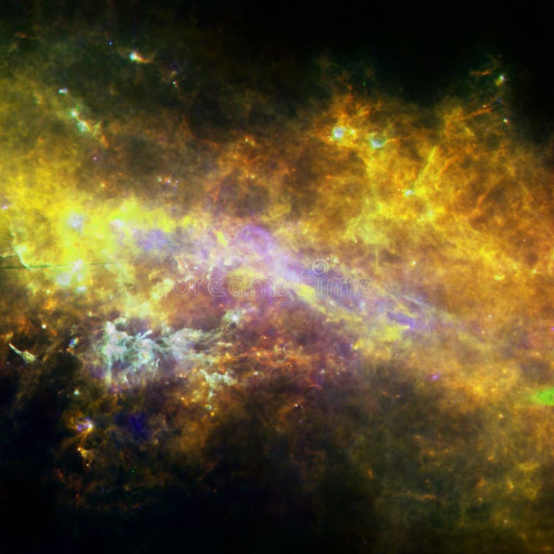 Nebula an Interstellar Cloud of Stars Dust Stock Illustration ...