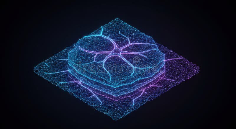 Nebula-like Data Structure stock illustration. Illustration of ...
