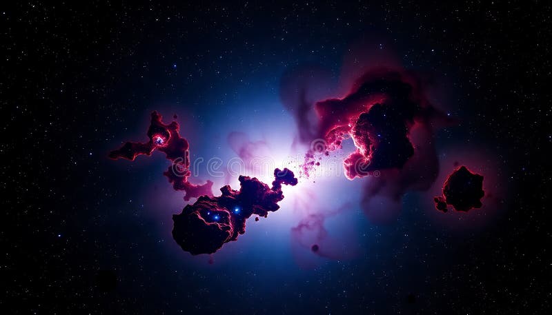 Nebula in Outer Space, Cosmic Cloud, Galaxy Formation, Astronomical ...