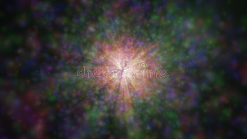 Nebula Particle Ray Light in Space Stock Illustration - Illustration of ...