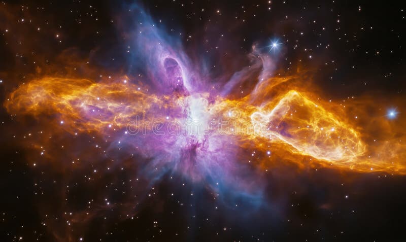 Nebula Space Stunning Cosmic Cloud Vibrant Colors Star Formation Stock ...