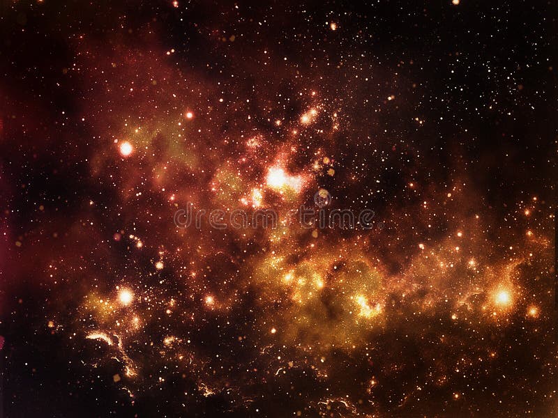 Nebula, Starfield, Cluster of Stars in Outer Space. Stock Image - Image ...