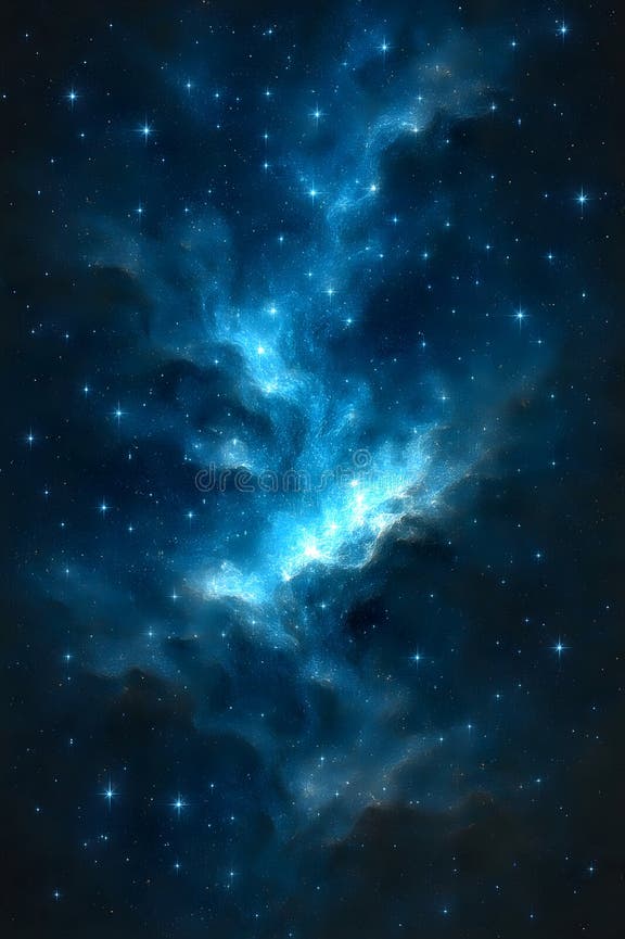 Nebula View Illustration Graphics Abstract Colors Stock Illustration ...