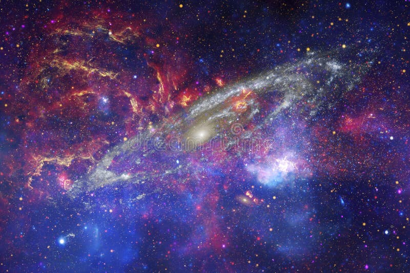 Nebulae and Many Stars in Outer Space. Elements of this Image Furnished ...