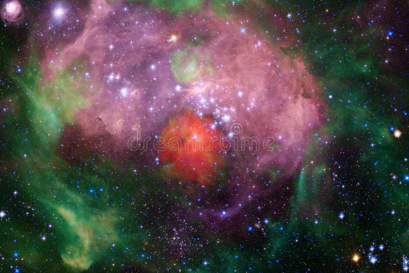 Nebulae and Many Stars in Outer Space. Elements of this Image Furnished ...