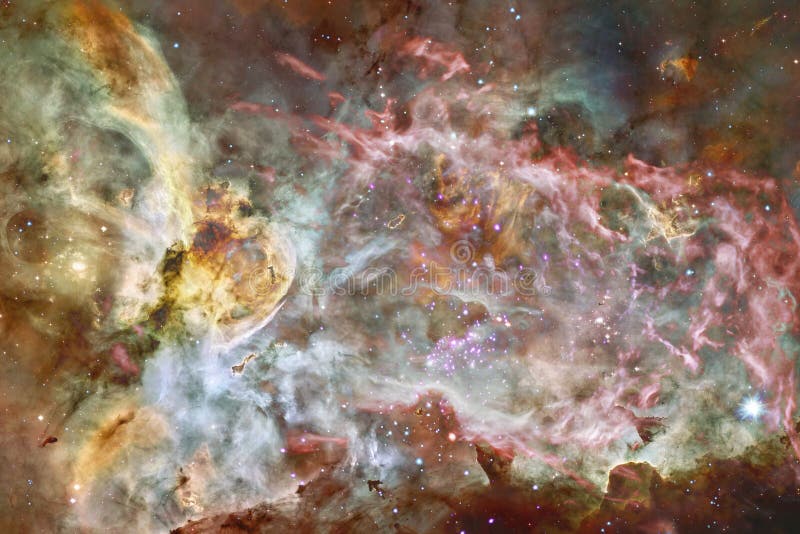 Nebulae and Many Stars in Outer Space. Elements of this Image Furnished ...