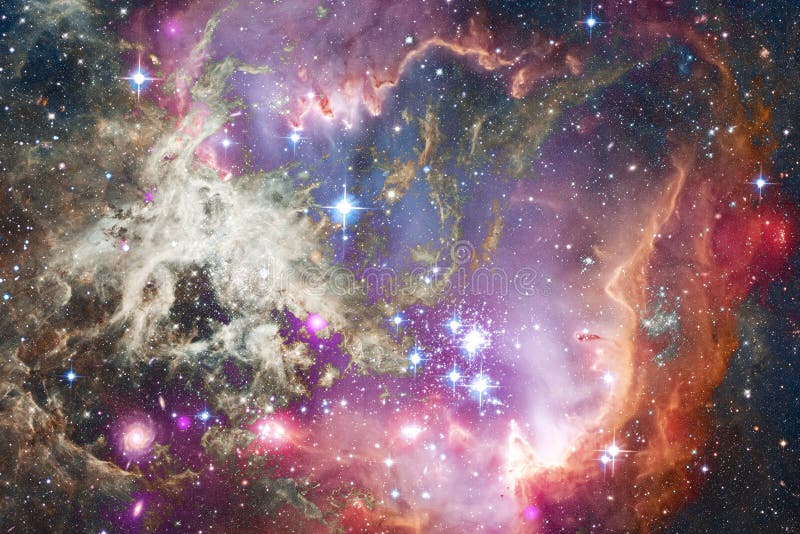 Nebulae and Many Stars in Outer Space. Elements of this Image Furnished ...