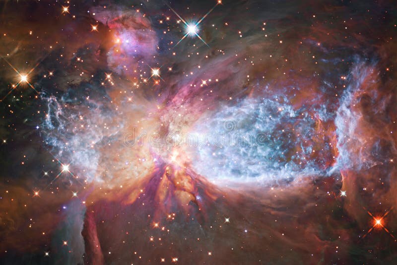 Nebulae and Many Stars in Outer Space. Elements of this Image Furnished ...