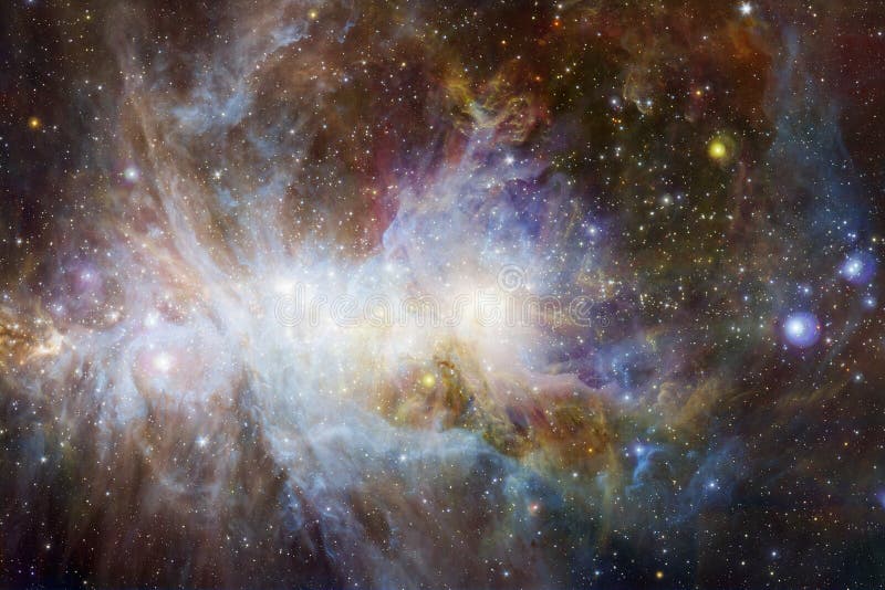 Nebulae and Many Stars in Outer Space. Elements of this Image Furnished ...