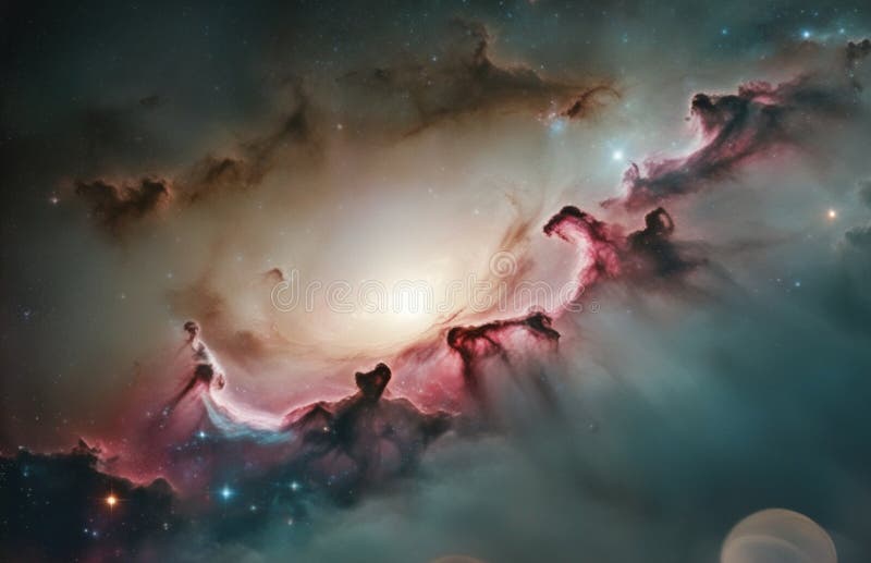 Celestial Purple Nebulae Color Grading and Filmic Textures Stock ...