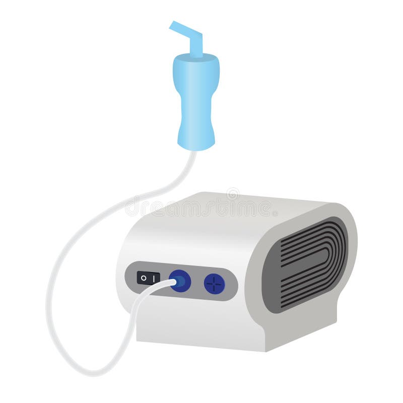 Nebulizer from Asthma and Respiratory Diseases in Vector Stock Vector ...