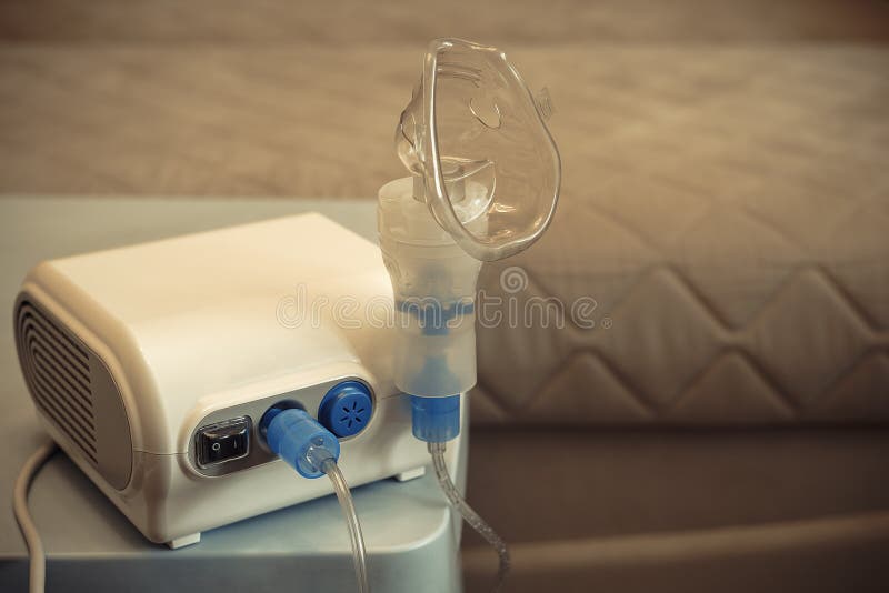 Nebulizer for Asthmatics is on the Table in the Room Stock Image ...