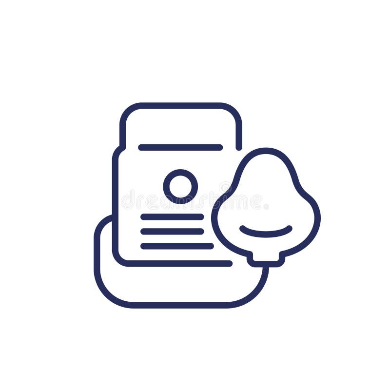 Nebulizer Line Icon. Medical Equipment for Inhalation in the Diseases ...