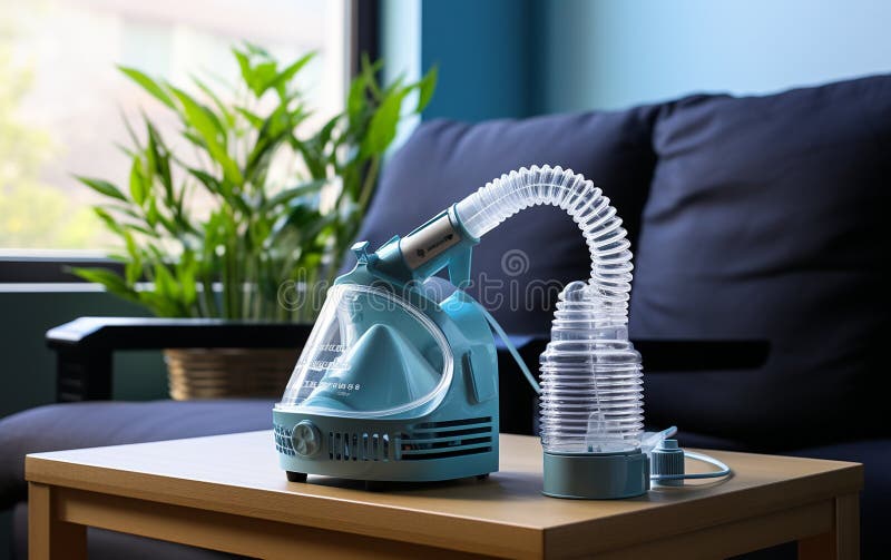 Nebulizer Mask on Table" Generative AI Stock Illustration ...